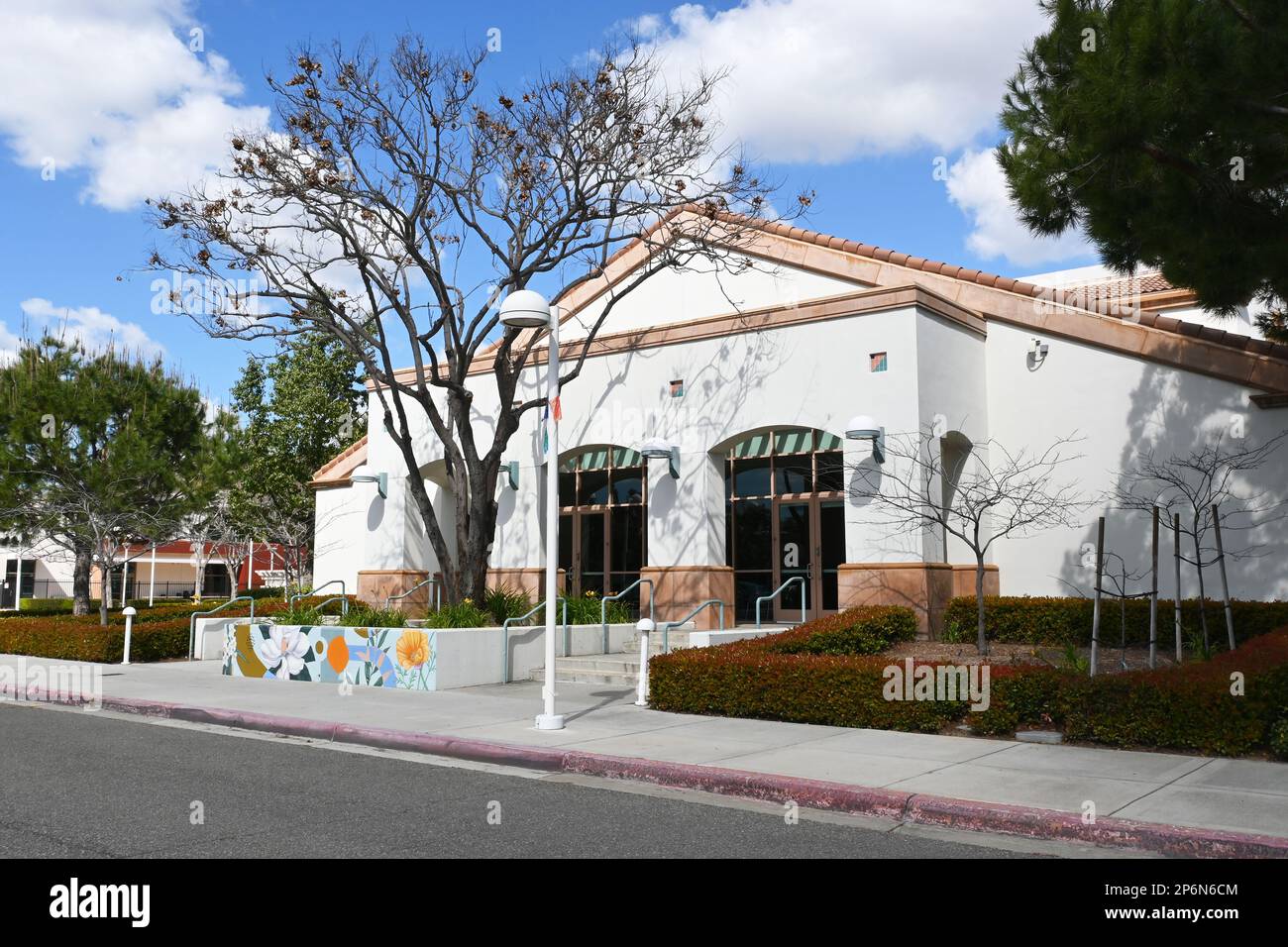 TUSTIN, CALIFORNIA - 7 MAR 2023: The Clifton C. Miller Community Center ...