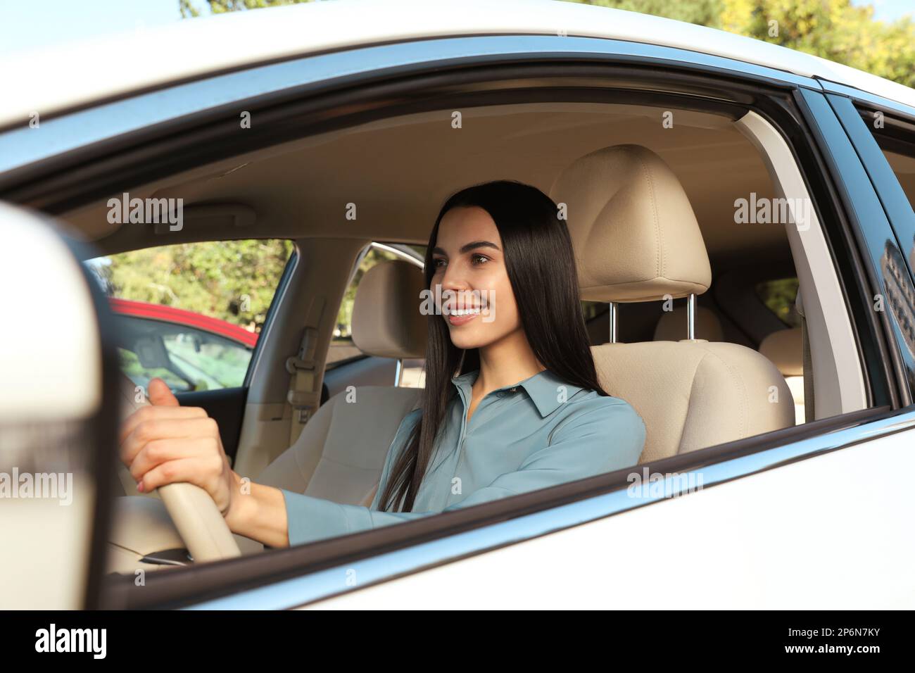 Driver sitting in cab hi-res stock photography and images - Alamy
