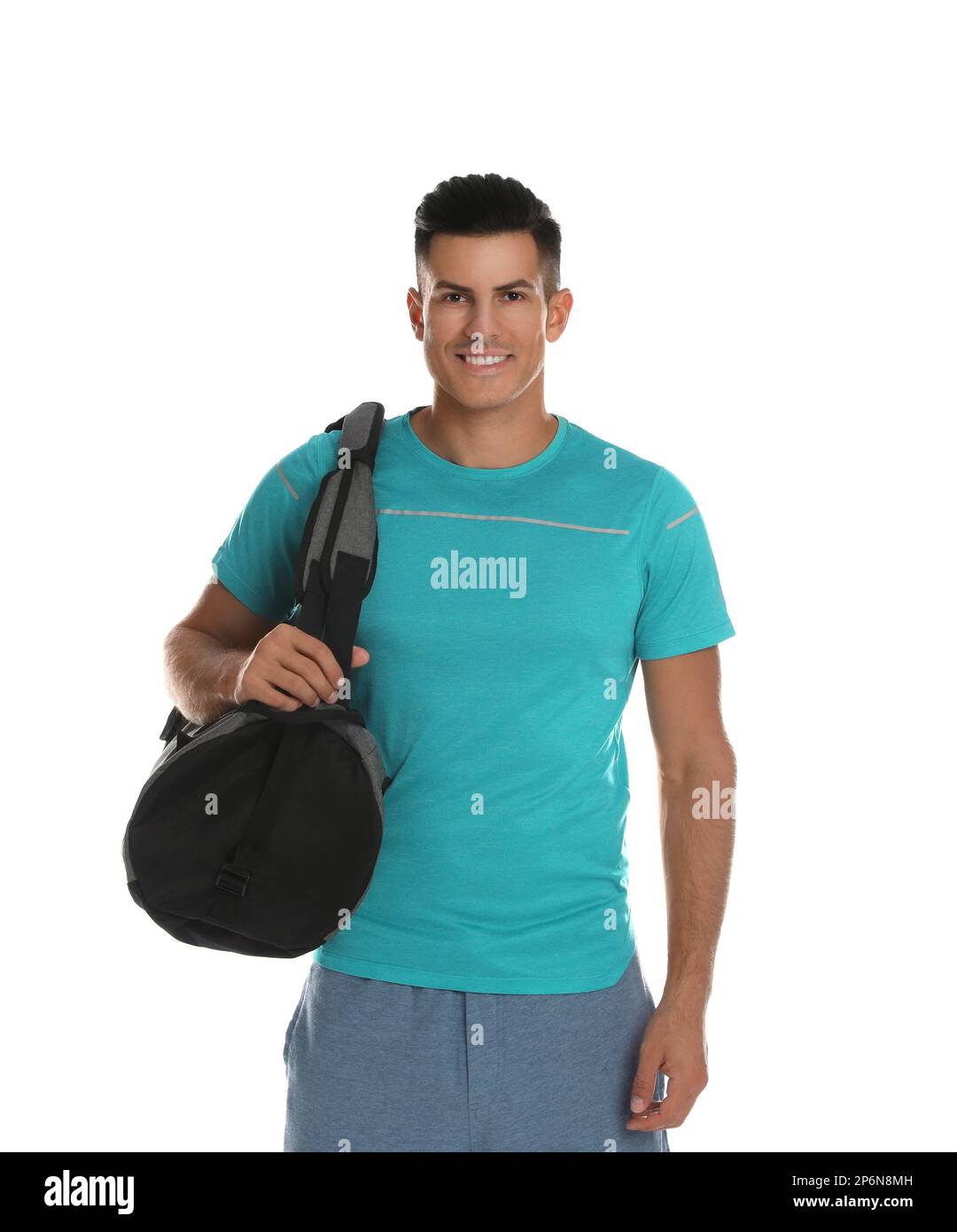 Man packing sports bag hi-res stock photography and images - Alamy