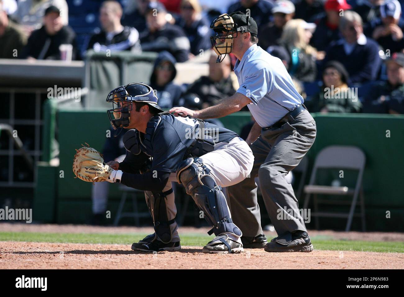 March 4, 2010: Catcher Austin Romine of the New York Yankees and home ...