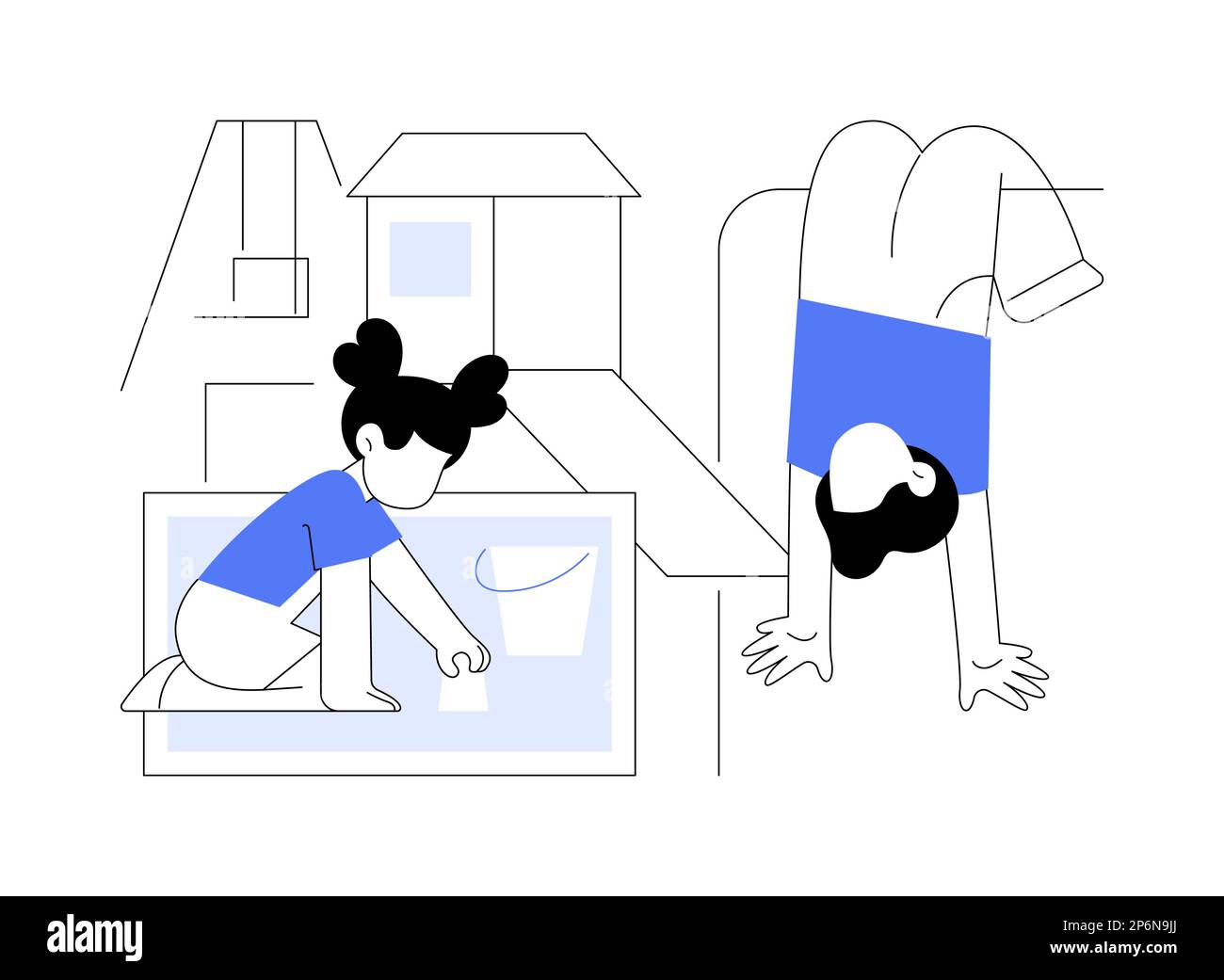 Kids playground abstract concept vector illustration Stock Vector Image ...