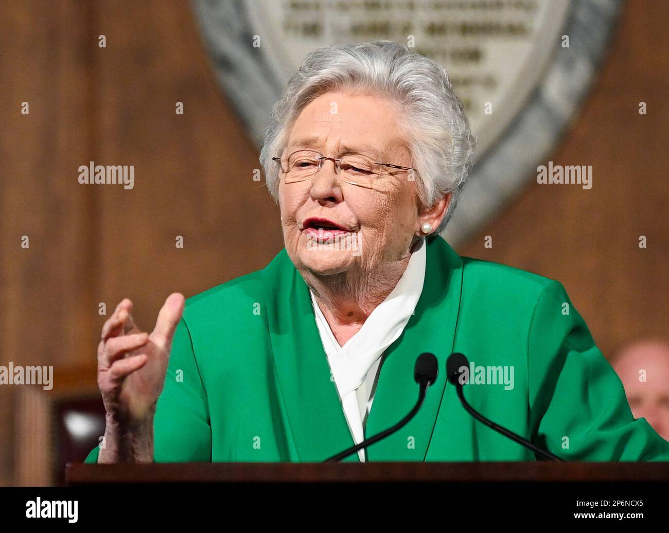 Alabama Gov. Kay Ivey delivers her State of the State address, Tuesday ...