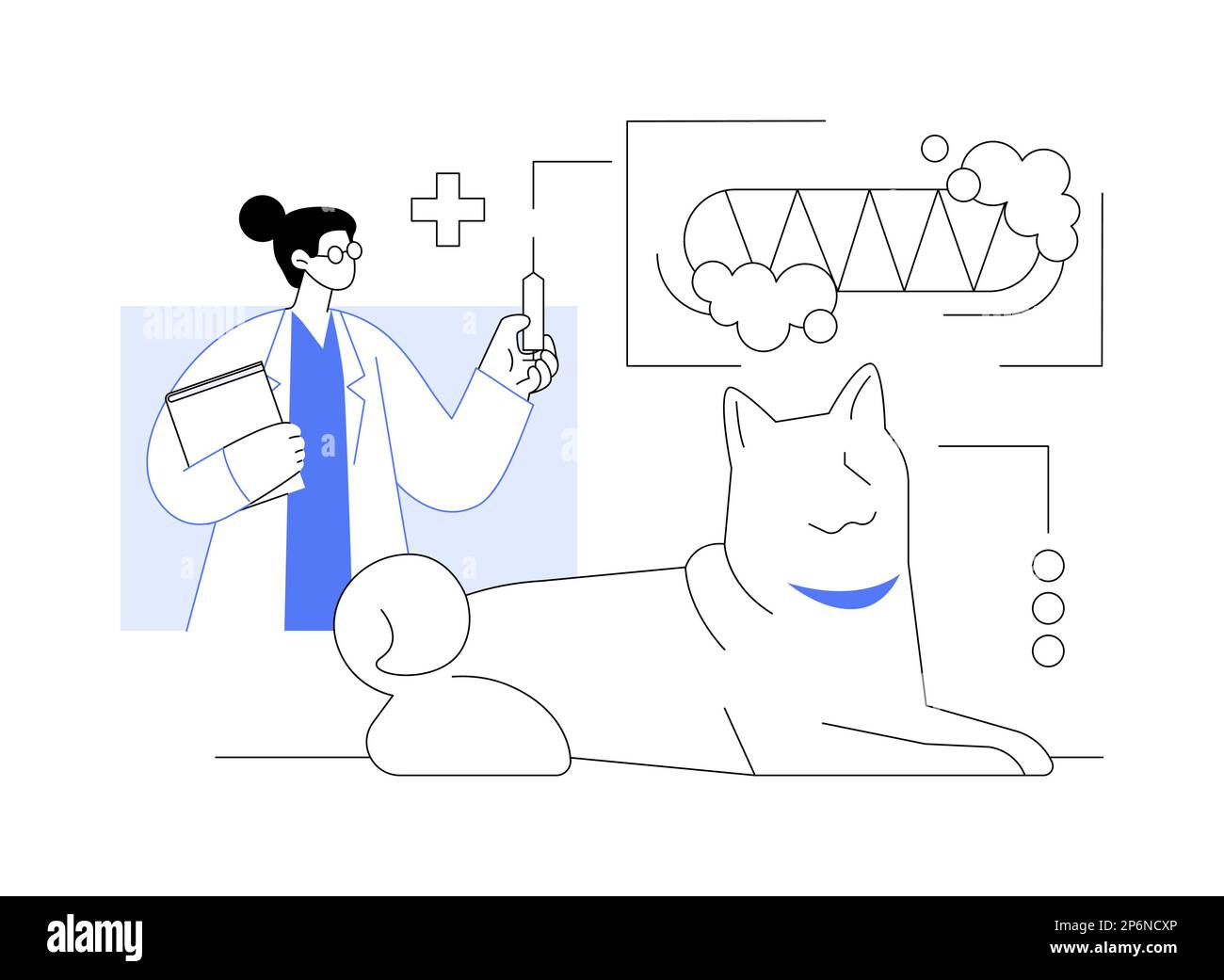 Dogs and rabies Stock Vector Images - Alamy