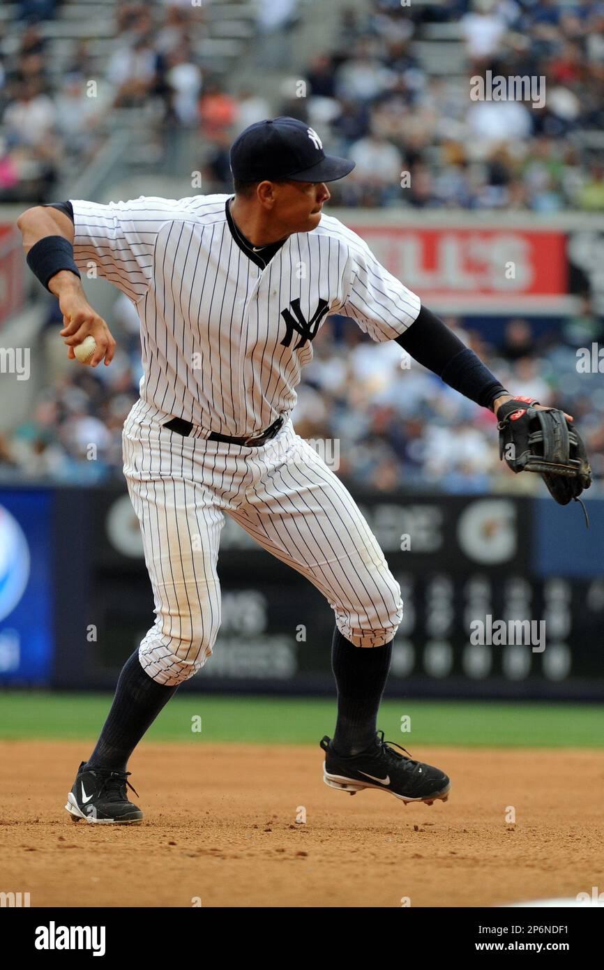 New York Yankees infielder Alex Rodriguez #13 during a game against the ...
