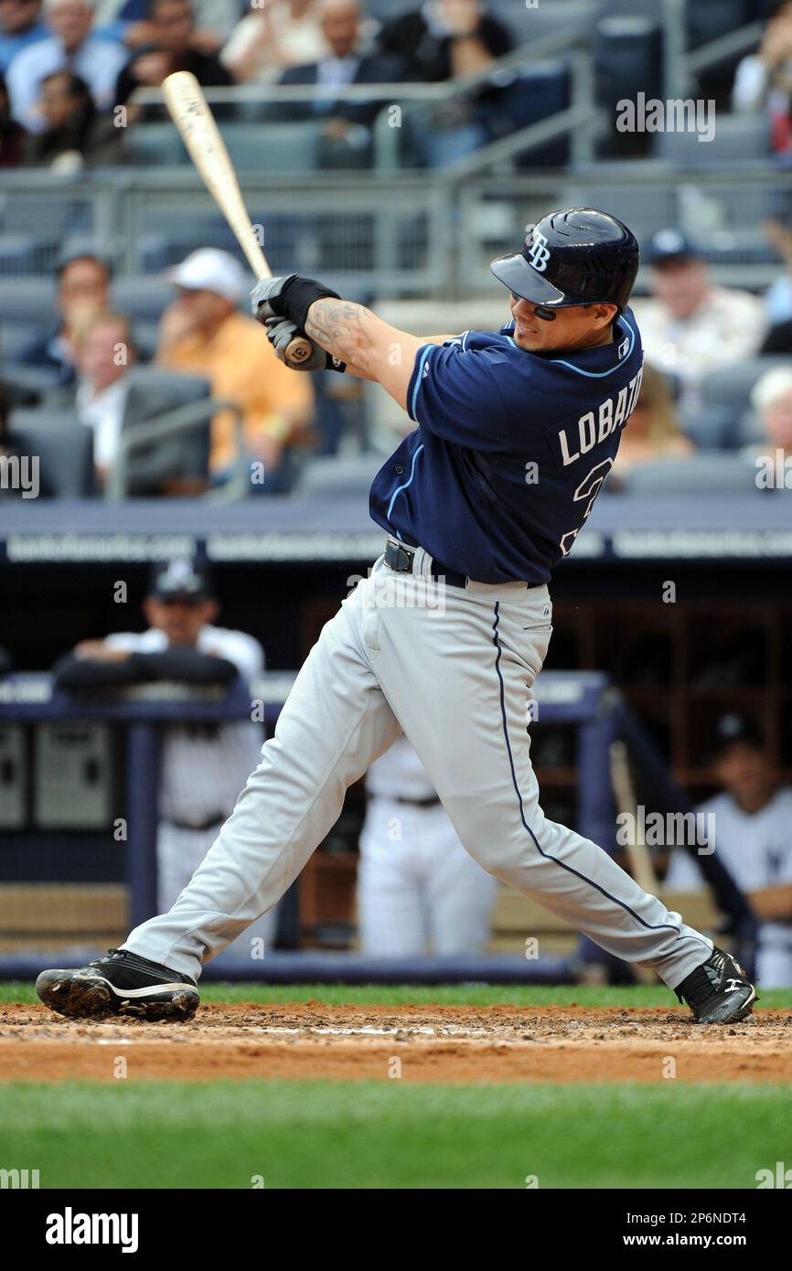 Tampa Bay Rays catcher Jose Lobaton #31 during a game against the New ...