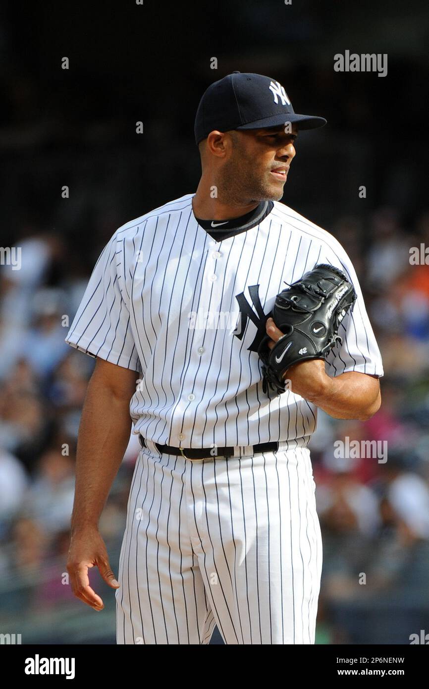 New York Yankees pitcher Mariano Rivera #42 during a game against the ...