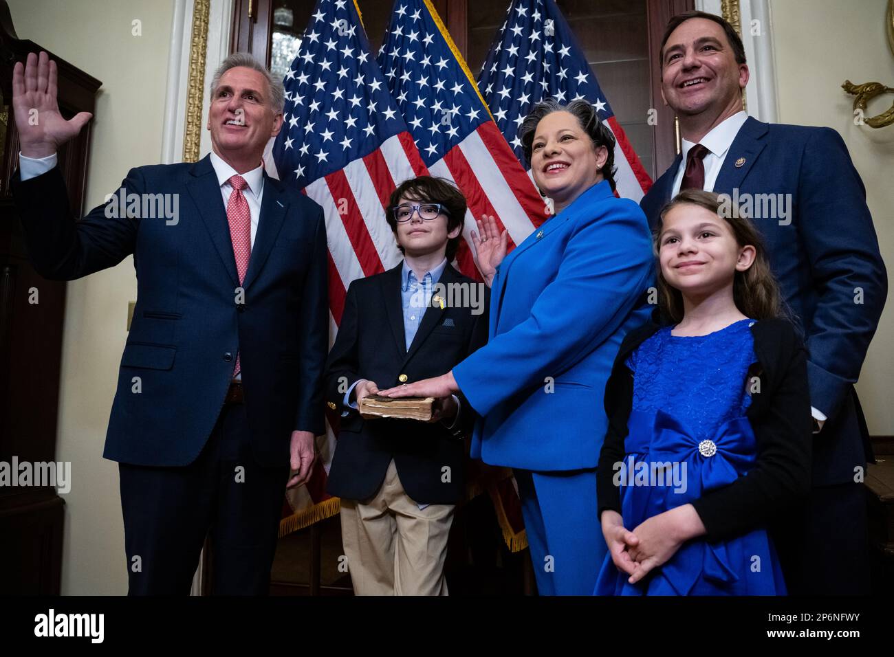 Washington, USA. 07th Mar, 2023. Speaker of the House Kevin McCarthy (R ...