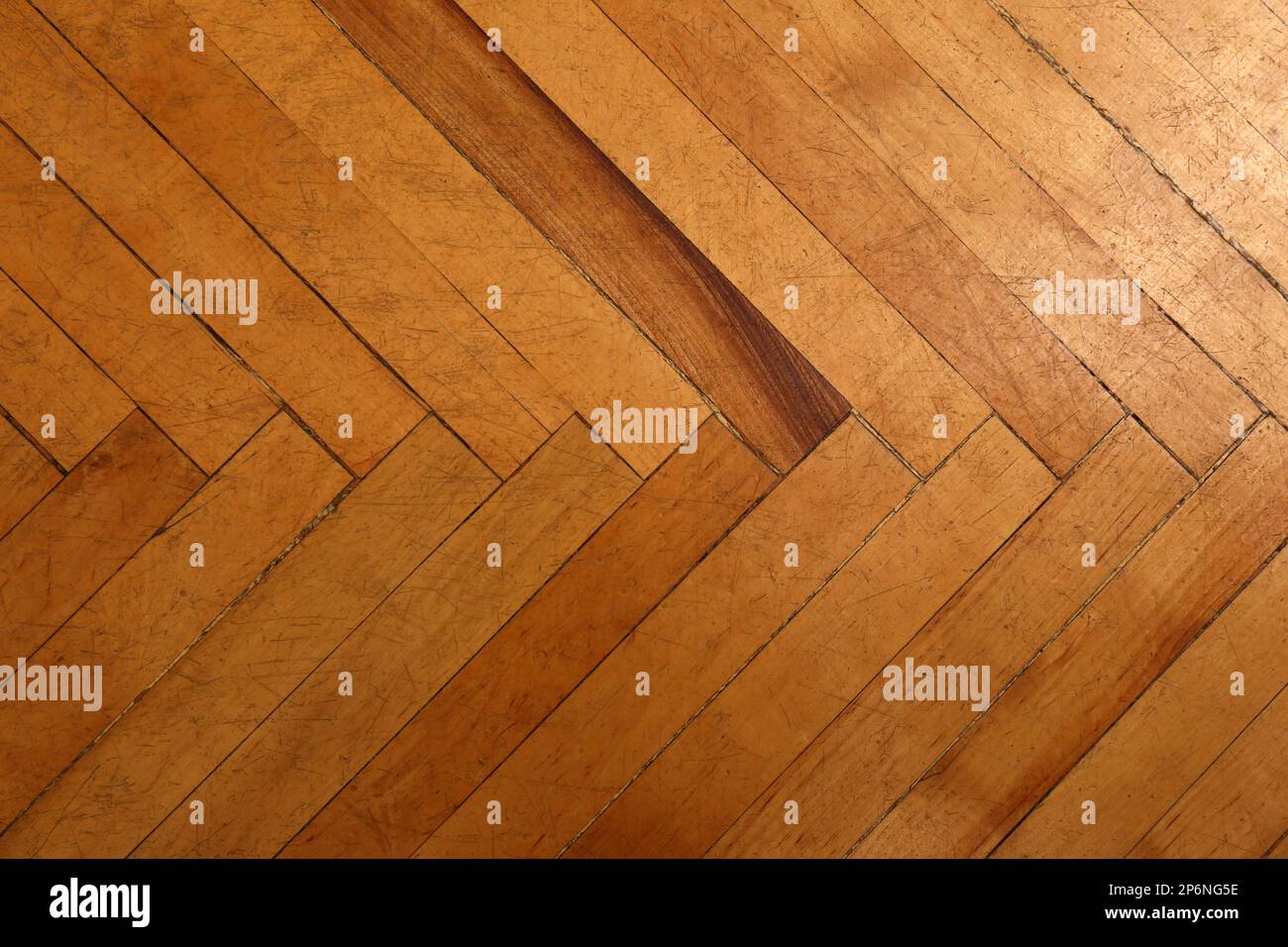 Wooden parquet floor as background, top view Stock Photo - Alamy