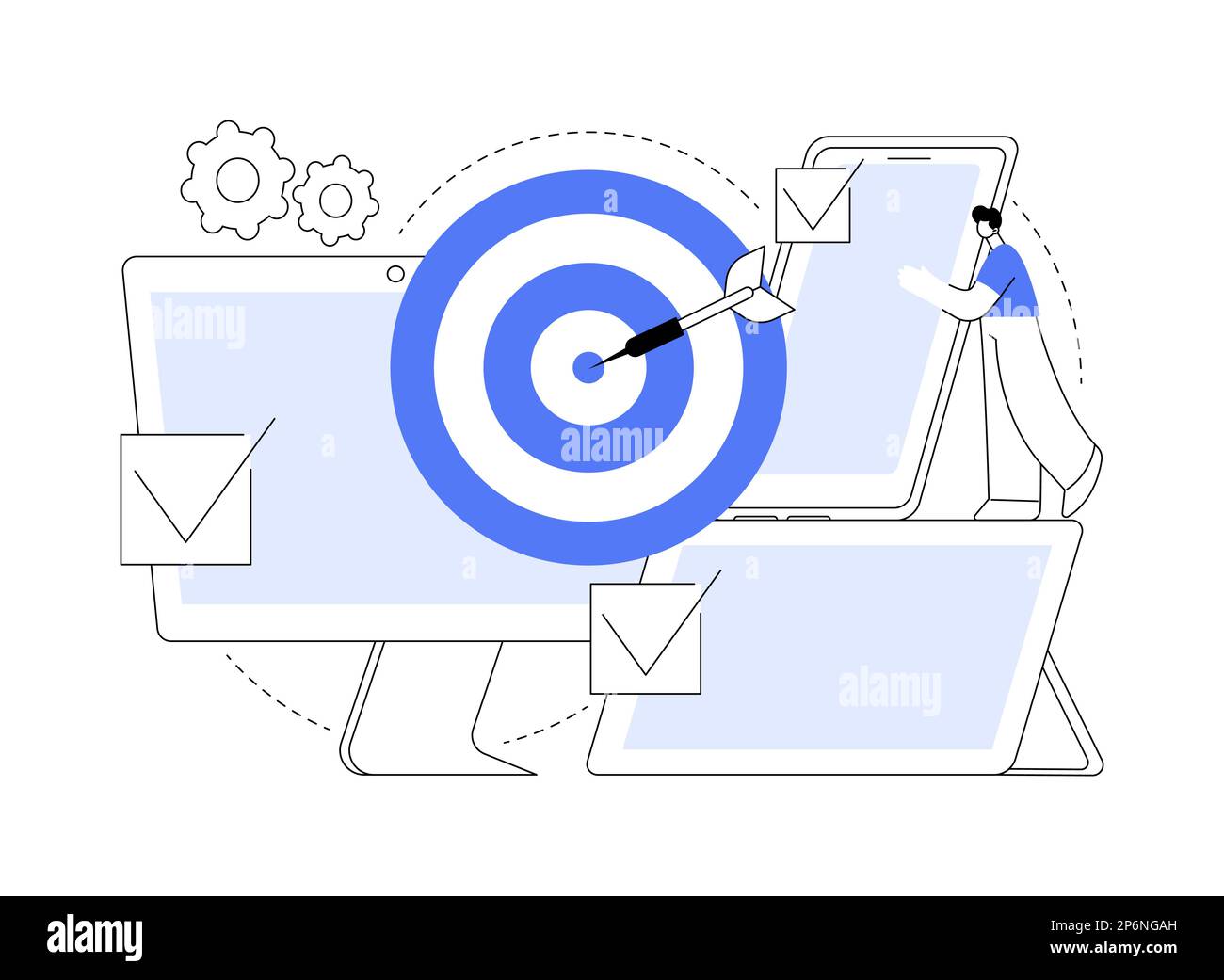 Multi Device Targeting Abstract Concept Vector Illustration Stock Vector Image And Art Alamy