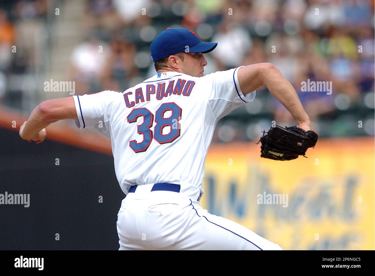 New York Mets pitcher Chris Capuano #38 during a game against the ...