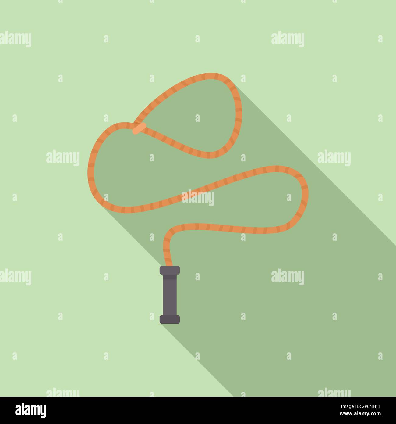 Country lasso icon flat vector. Western knot. Rope cowboy Stock Vector ...