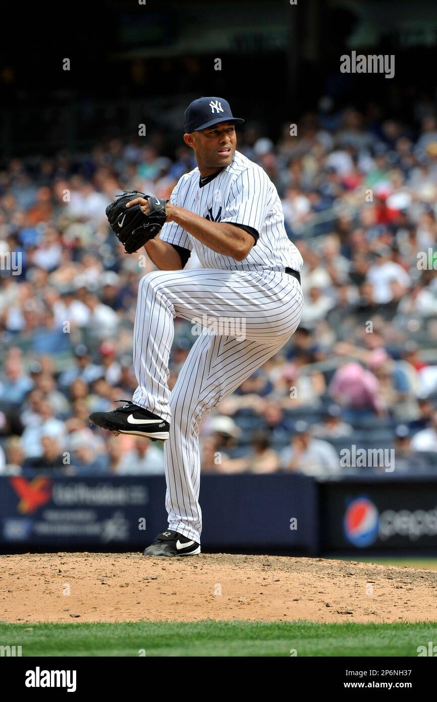 New York Yankees pitcher Mariano Rivera #42 during a game against the ...