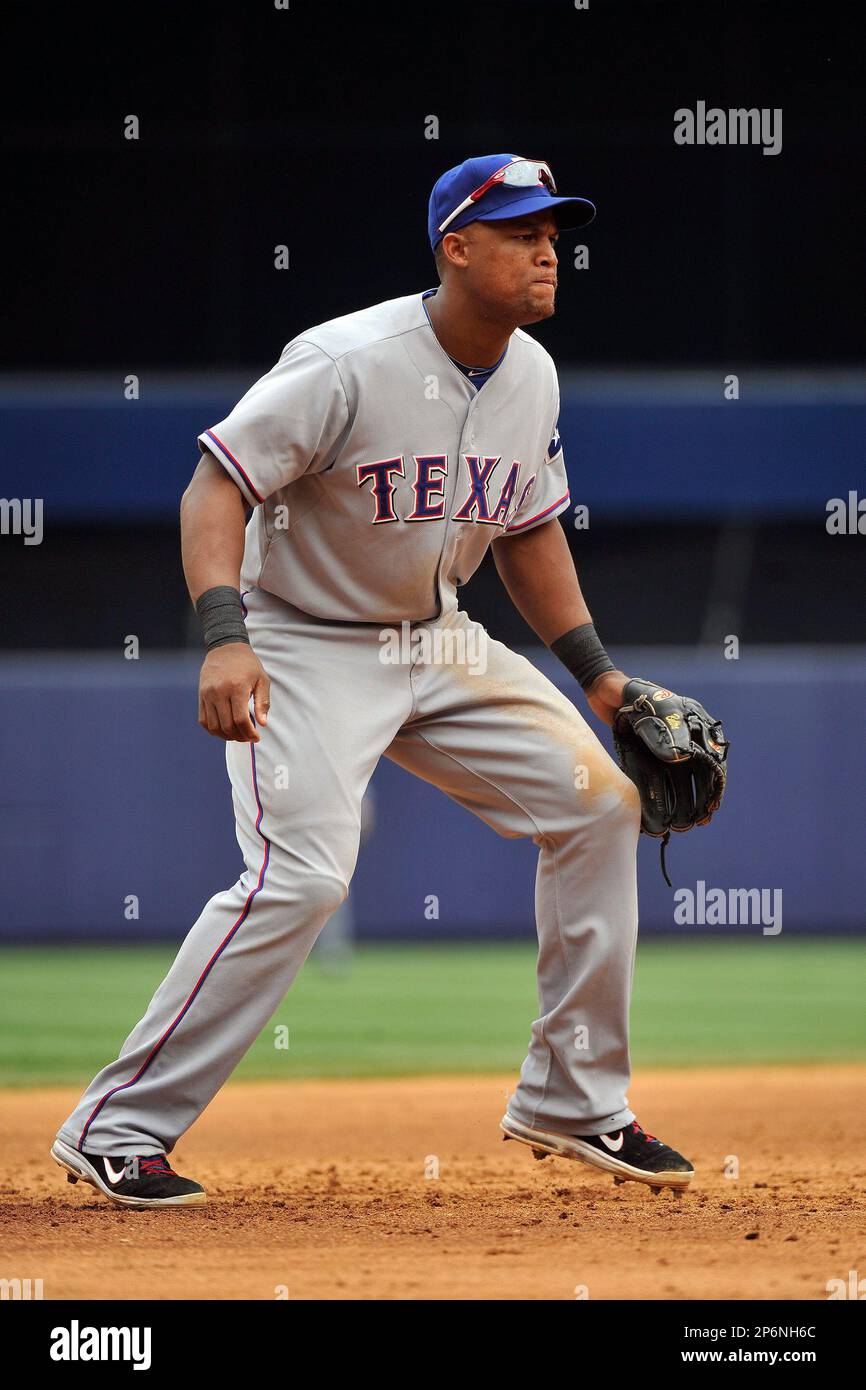 Texas Rangers third baseman Adrian Beltre #29 during a game against the ...