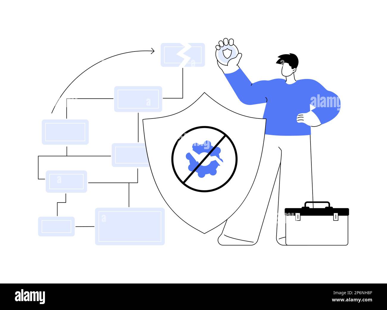 Business Continuity And Disaster Recovery Abstract Concept Vector