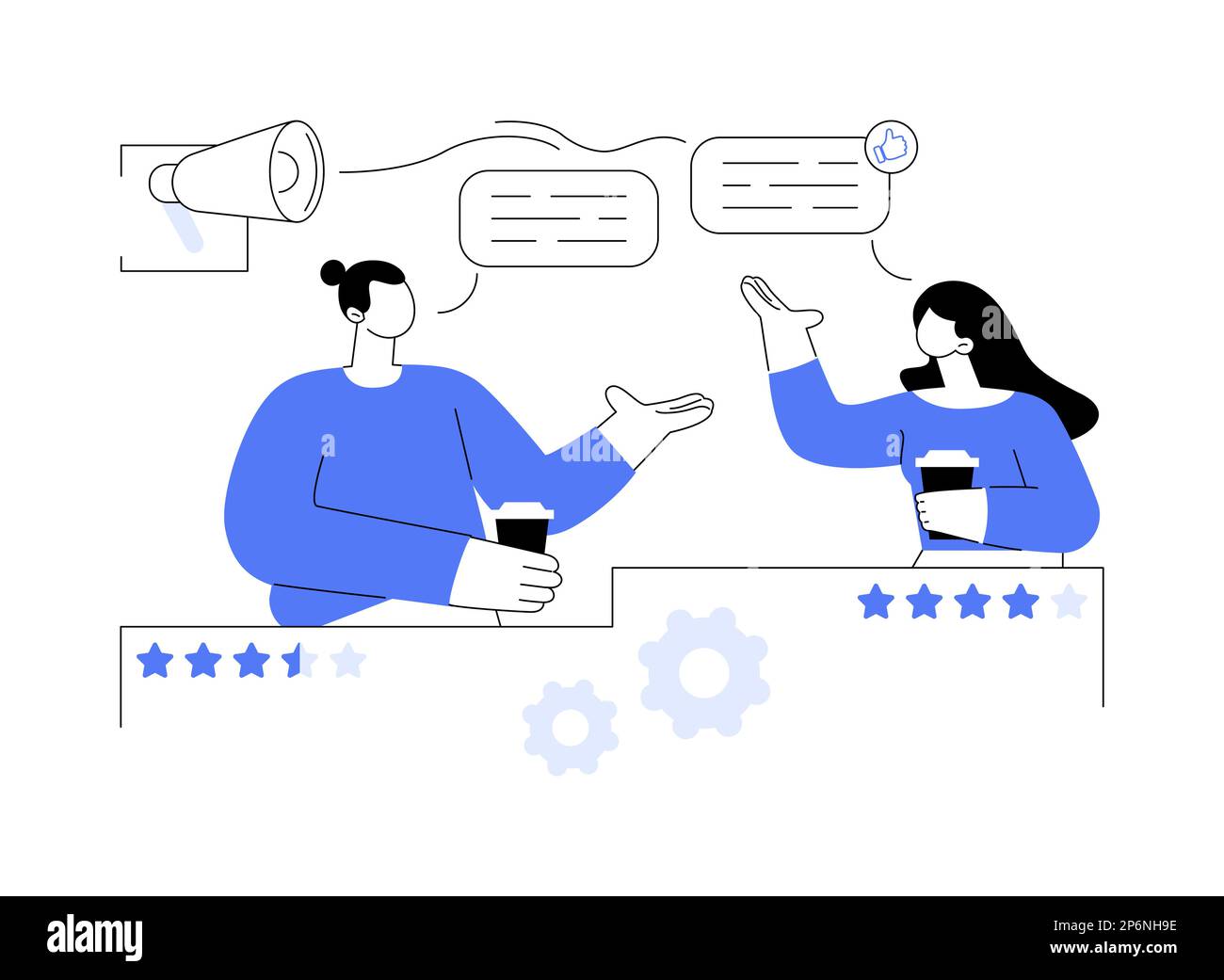 Relationship marketing abstract concept vector illustration Stock ...