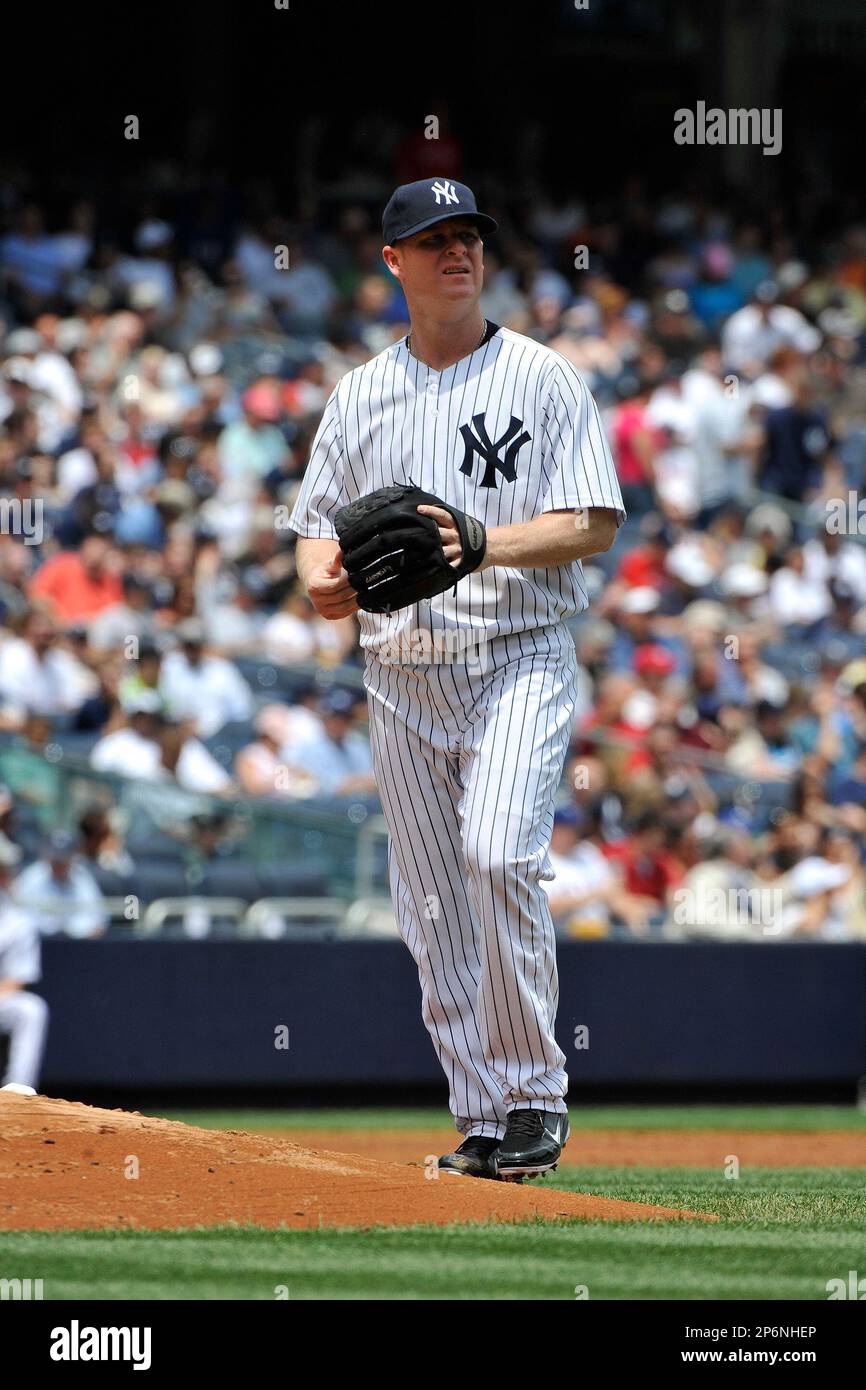 New York Yankees pitcher Brian Gordan #22 during a game against the ...