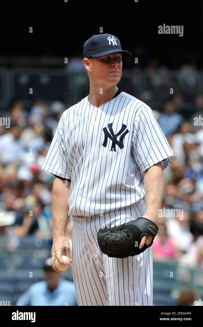 New York Yankees pitcher Brian Gordan #22 during a game against the ...