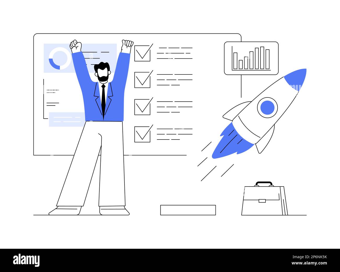 Project closure abstract concept vector illustration Stock Vector Image ...