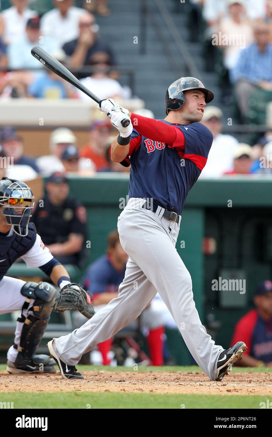 Boston Red Sox Ryan Kalish #55 during a spring training game vs. the ...