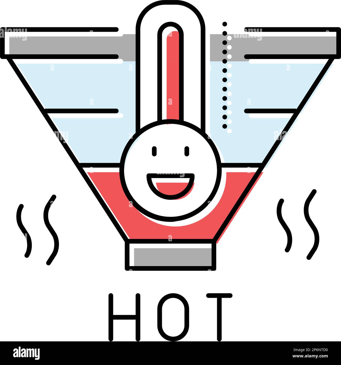 hot leads color icon vector illustration Stock Vector Image & Art - Alamy