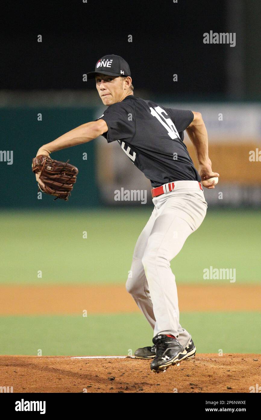 Trevor Clifton during the Team One Futures Showcase East at Roger Dean ...