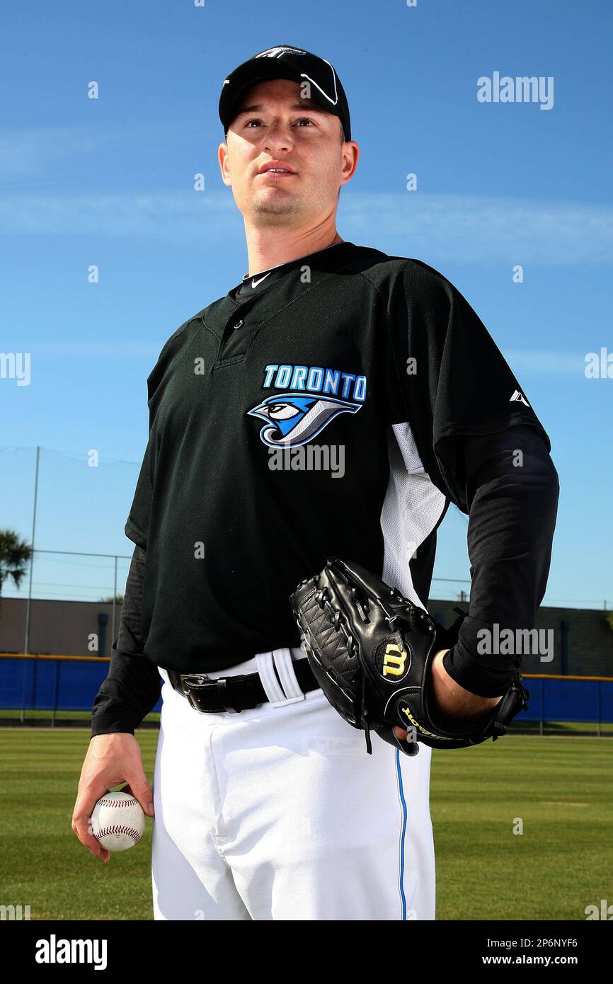 March 1, 2010: Pitcher Jason Fraser (54) of the Toronto Blue Jays poses ...