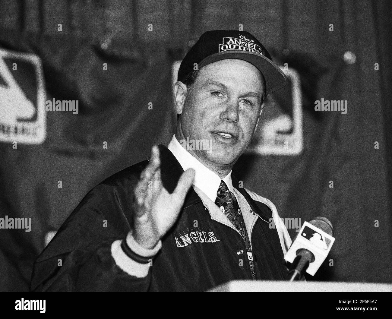 Walt Disney CEO Michael Eisner at The Biltmore Hotel in Los Angeles ...