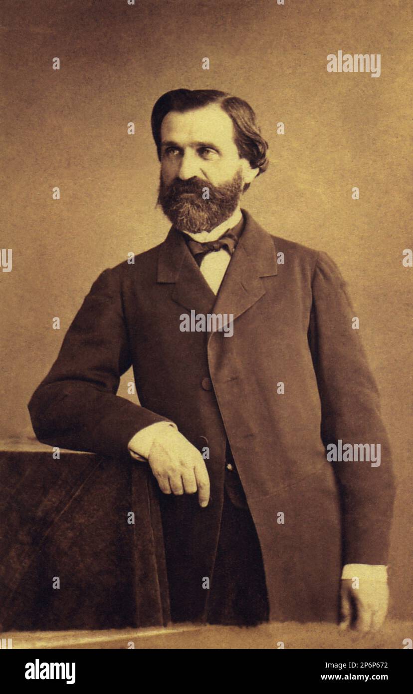 1863 , Paris , francia : The celebrated italian music composer GIUSEPPE ...