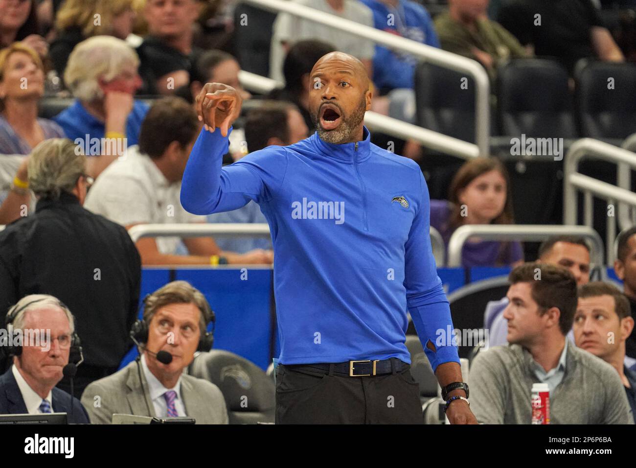 Orlando, Florida, USA,March 7, 2023, Orlando Magic Head Coach Jamahl ...
