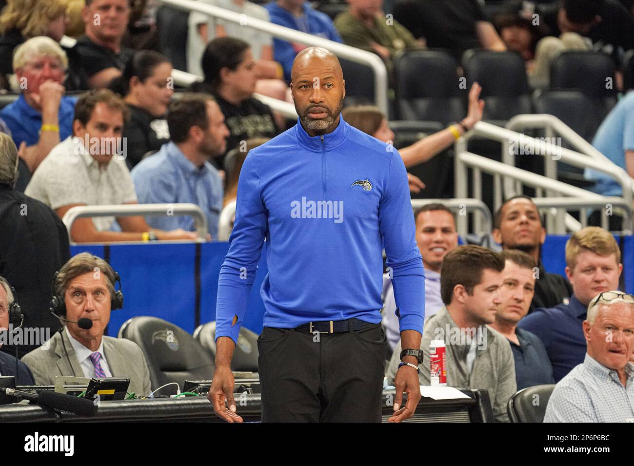 Orlando, Florida, USA,March 7, 2023, Orlando Magic Head Coach Jamahl ...