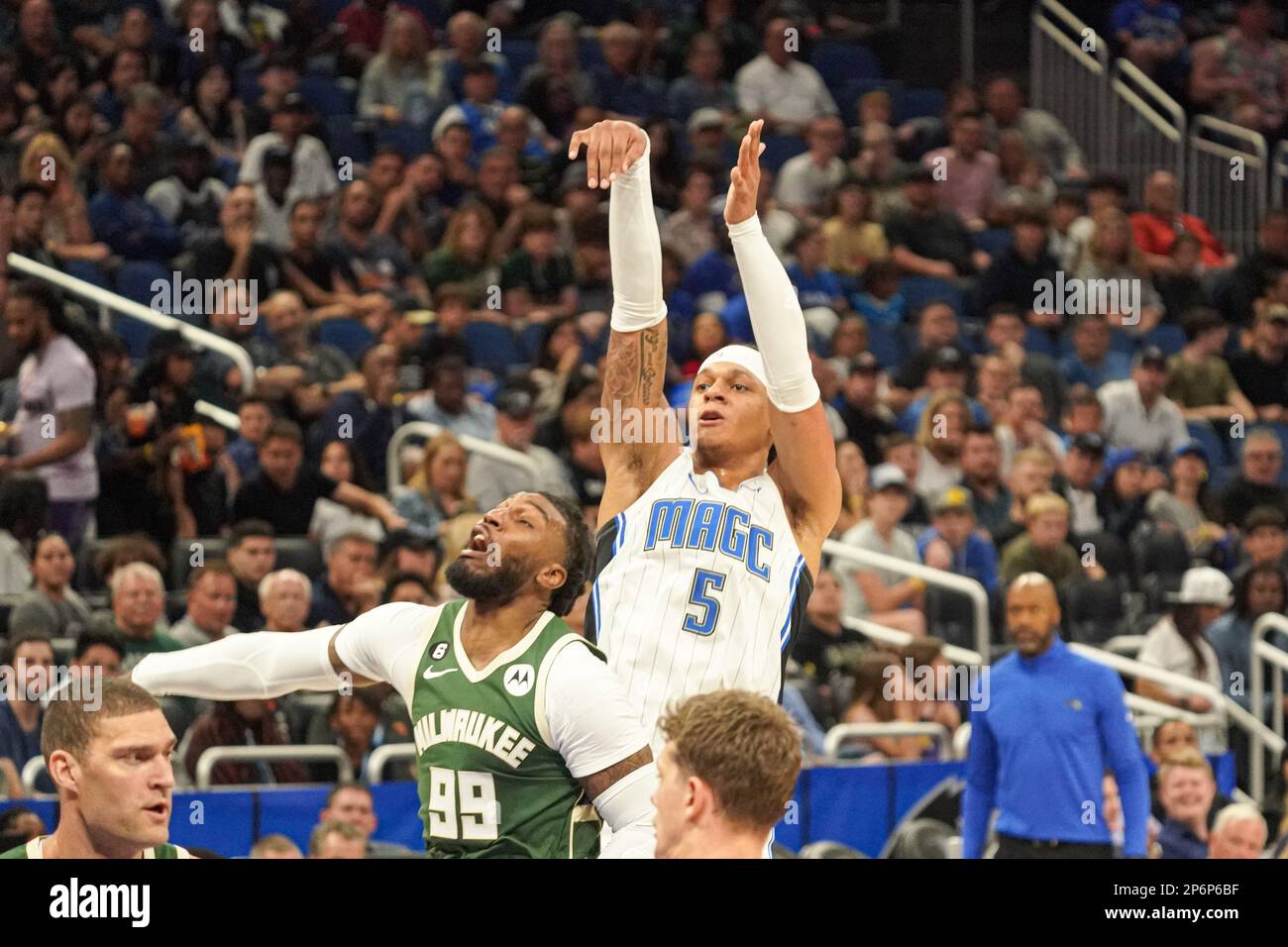 Orlando, Florida, USA,March 7, 2023, Orlando Magic forward Paolo ...