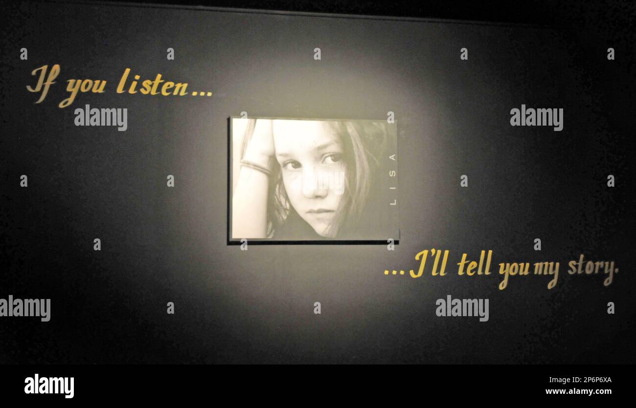 The entrance to The Lisa Project starts with a real audio recording of ...