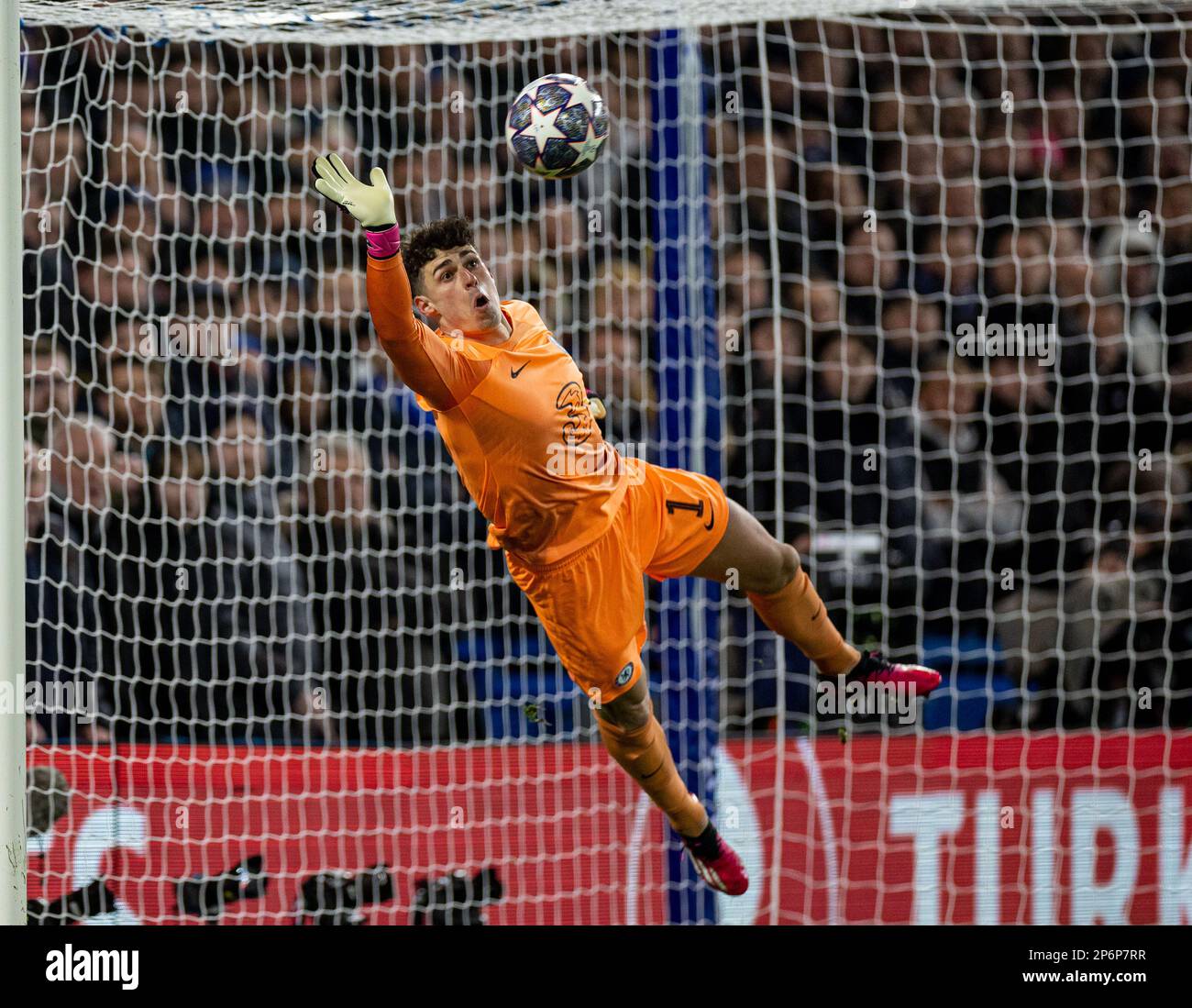 London, UK. 8th Mar, 2023. Chelsea's goalkeeper Kepa Arrizabalaga makes ...