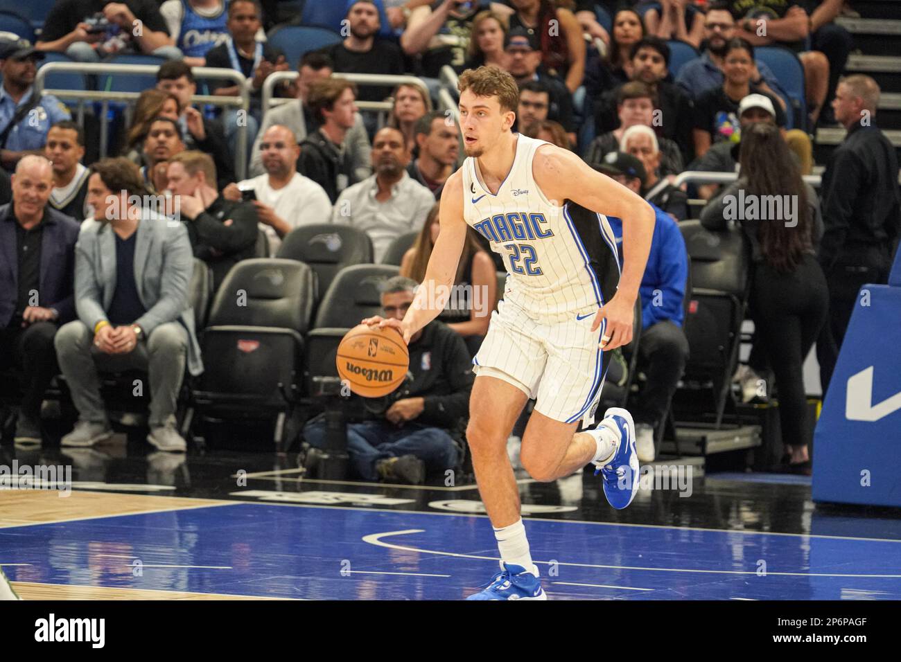 Orlando, Florida, USA,March 7, 2023, Orlando Magic forward Franz Wagner ...