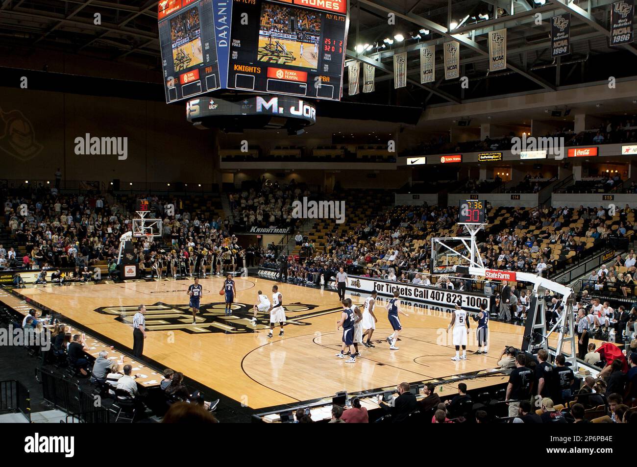 January 30, 2012: UCF Arena during first half mens NCAA Non Conference ...