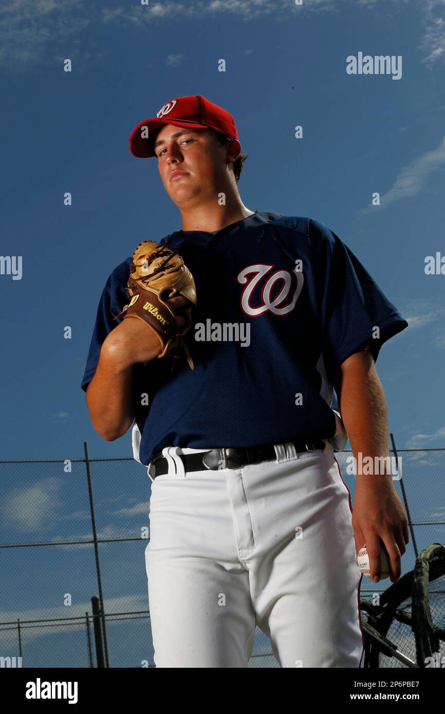 Washington Nationals Sammy Solis poses for portrait at the Nationals ...