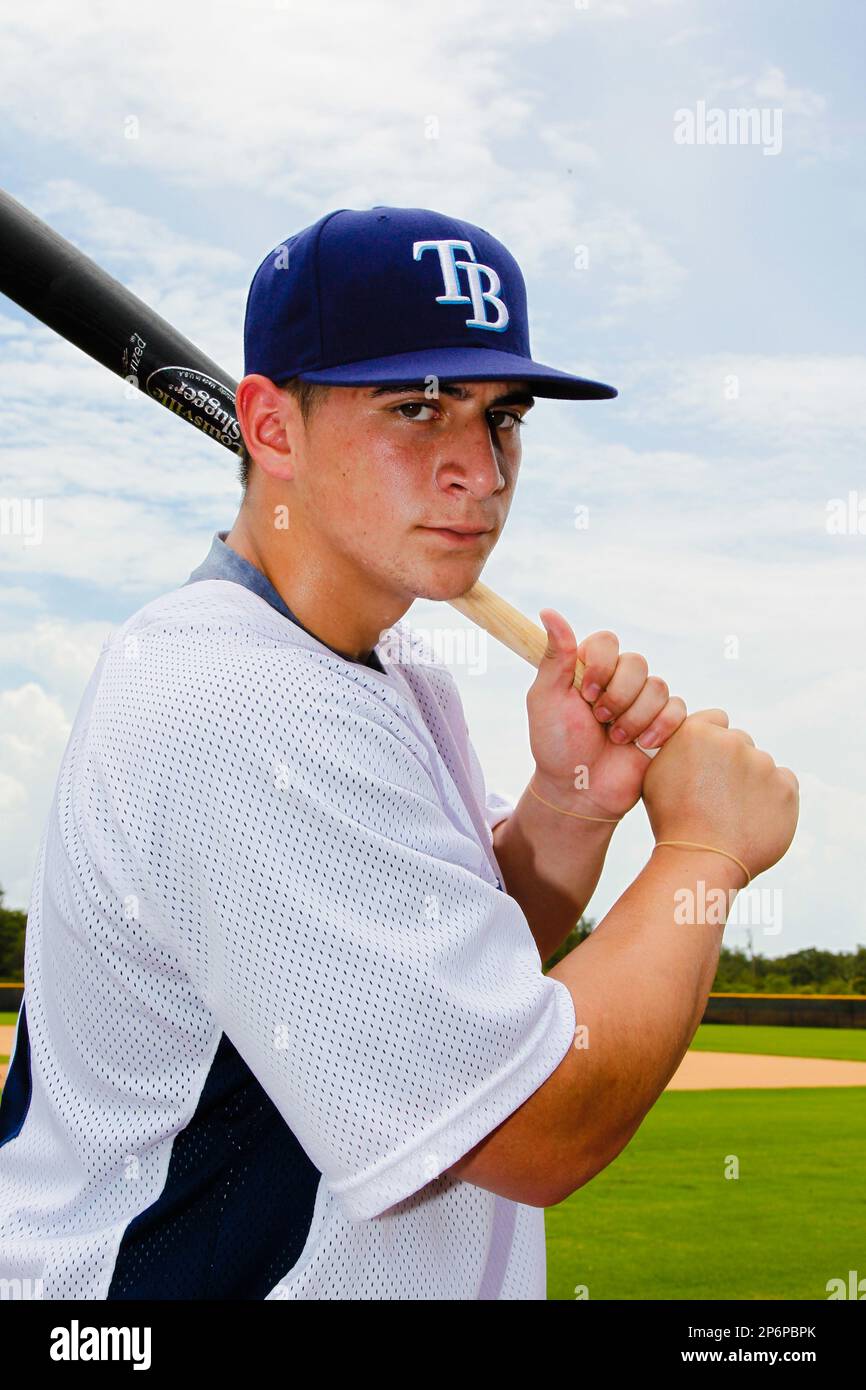 Tampa Bay Rays Josh Sale poses for a portrait at the Rays spring ...