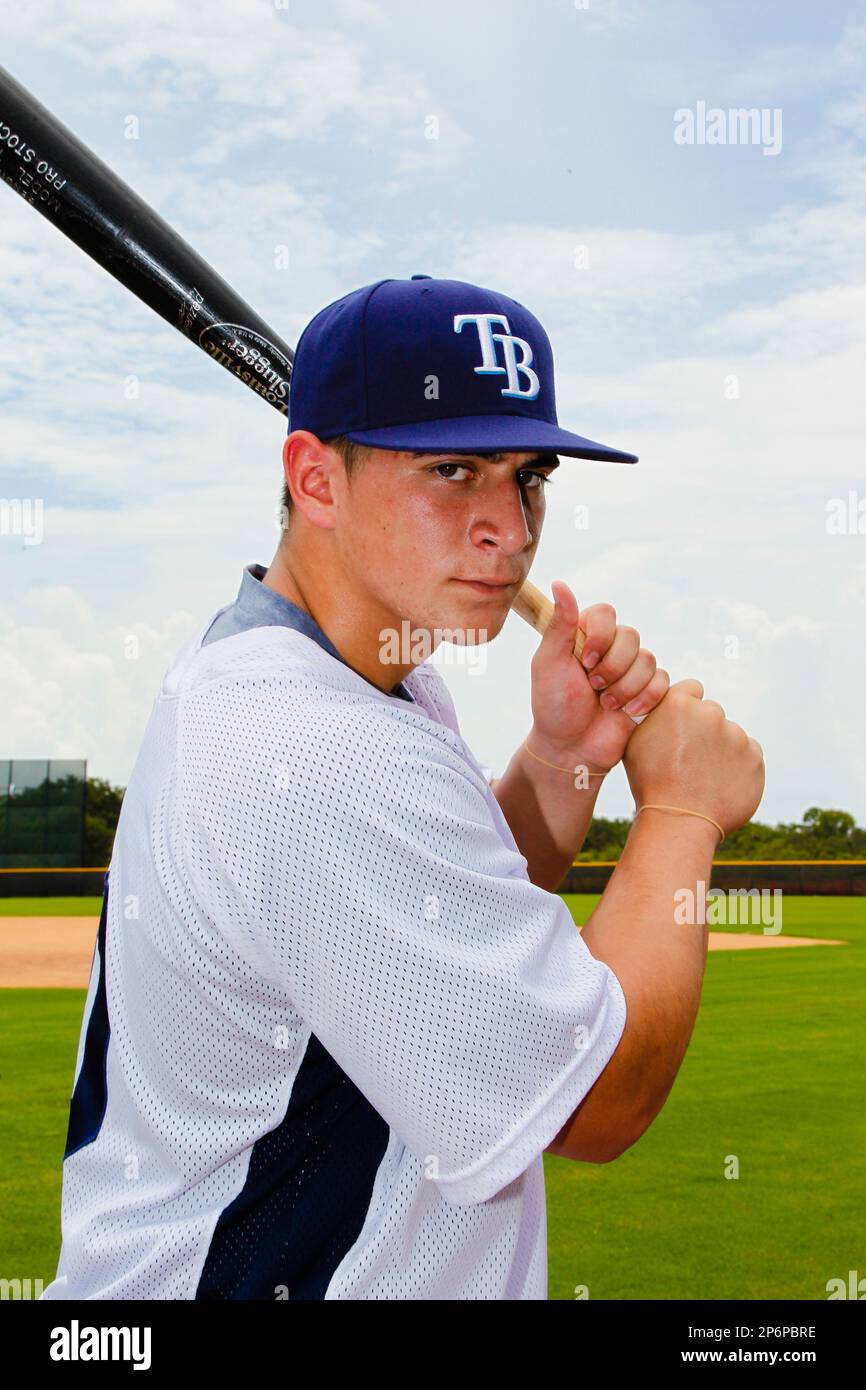 Tampa Bay Rays Josh Sale poses for a portrait at the Rays spring ...