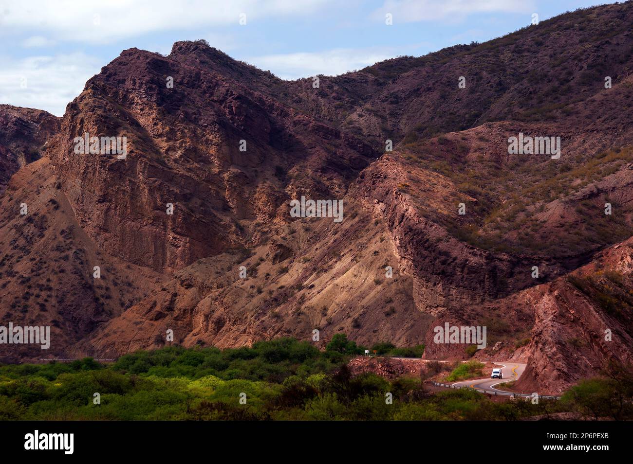 Rugged landscape at Ruta 68, Salta, Argentina Stock Photo - Alamy