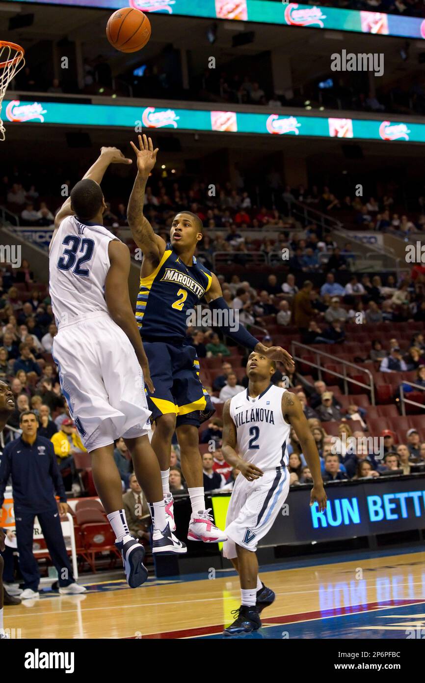 January 28, 2012: Marquette Golden Eagles guard Vander Blue (2) puts ...