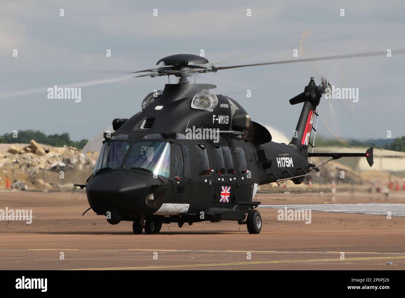 F-WMXB, an Airbus Helicopters H175M medium helicopter, on arrival for ...