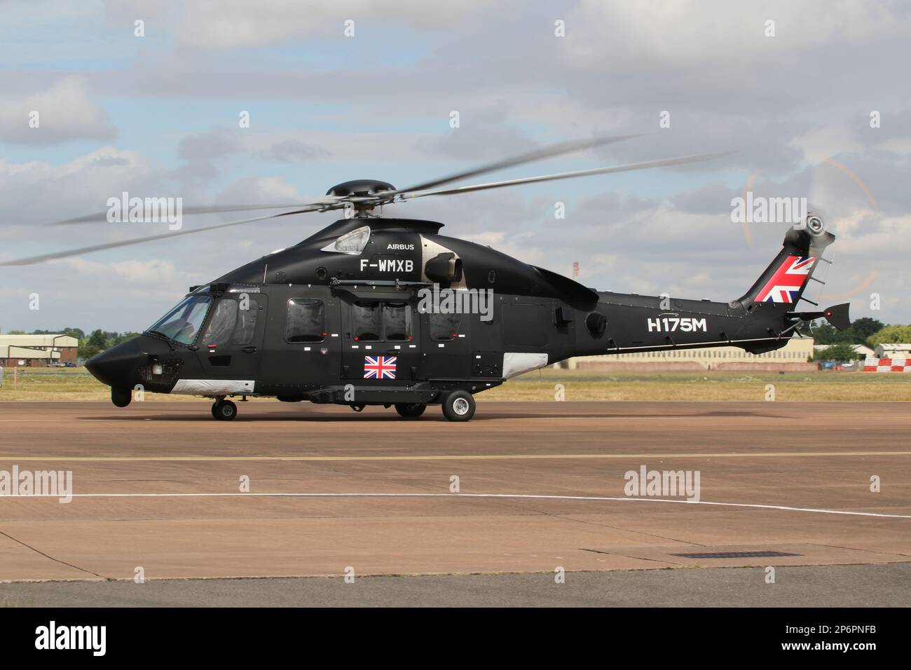 F-WMXB, an Airbus Helicopters H175M medium helicopter, on arrival for ...