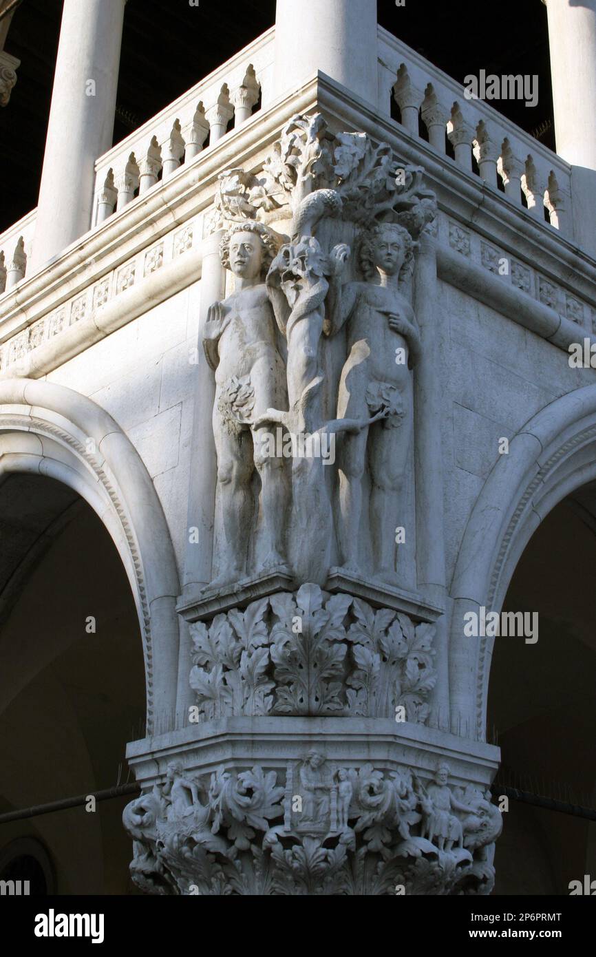 2006 , august , Venice, Italy : The ADAM and EVE ( Adamo ed Eva ...