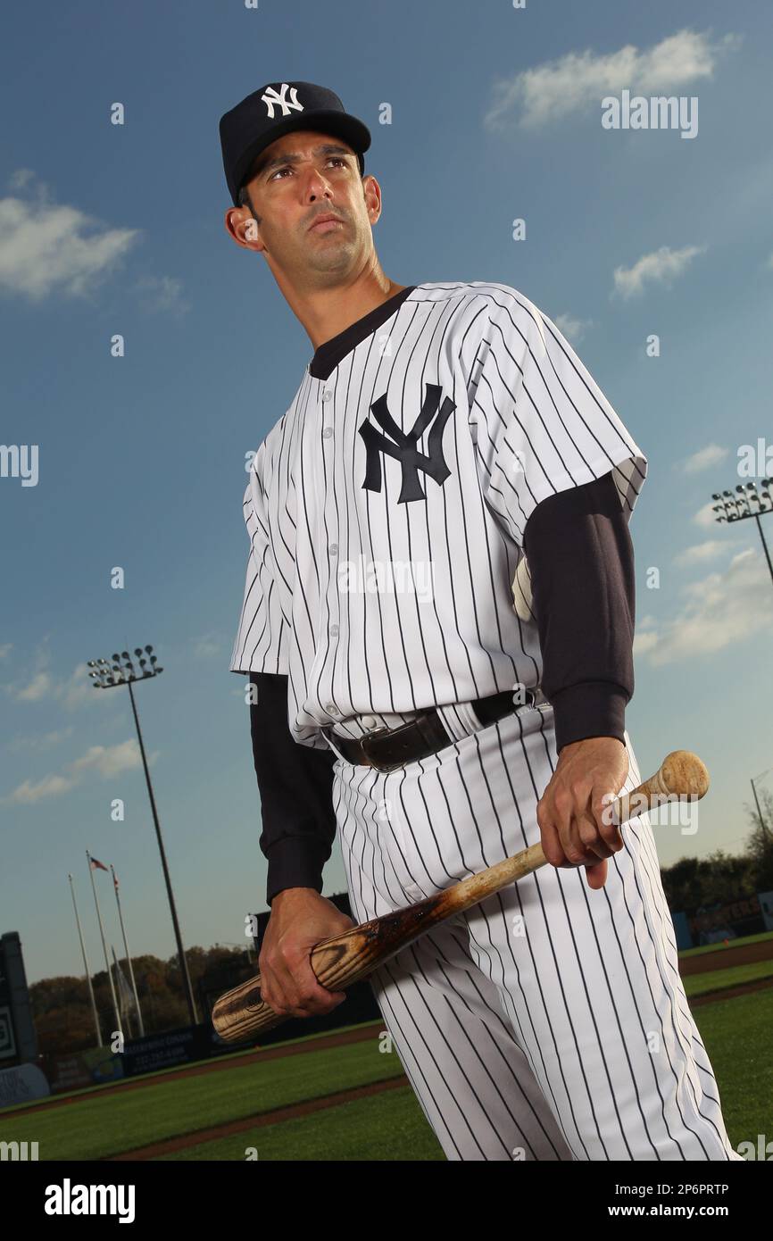 New York Yankees Jorge Posada poses for a portrait spring training at ...