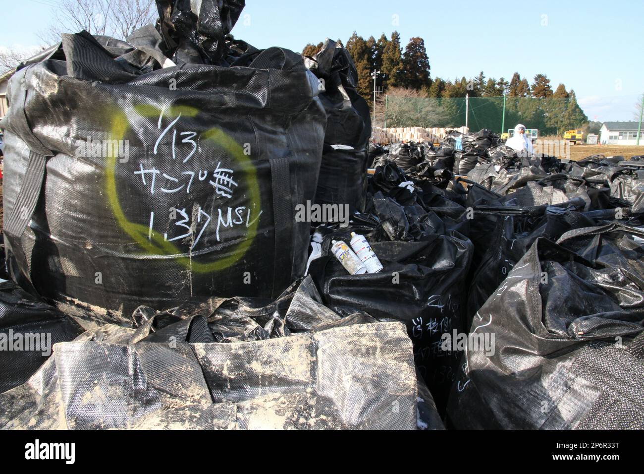 A high level of soil contamination with radioactive substances is ...