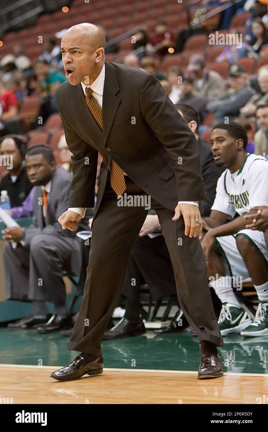 January 14, 2012: Jacksonville Dolphins head coach Cliff Warren during ...