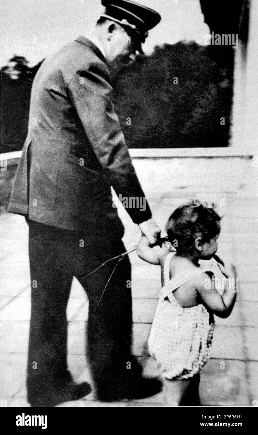1930's, GERMANY : The german dictator ADOLF HITLER ( 1889 - 1945 ) with ...