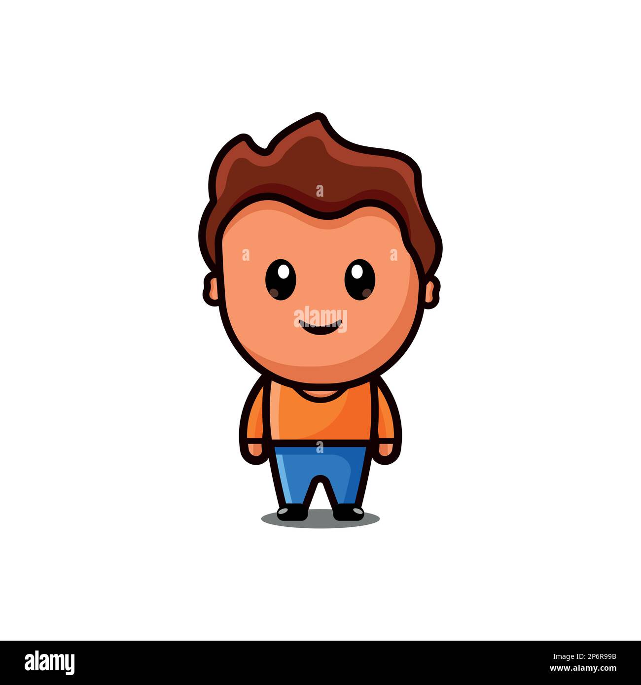 Cute boy Leo cartoon character Stock Vector Image & Art - Alamy