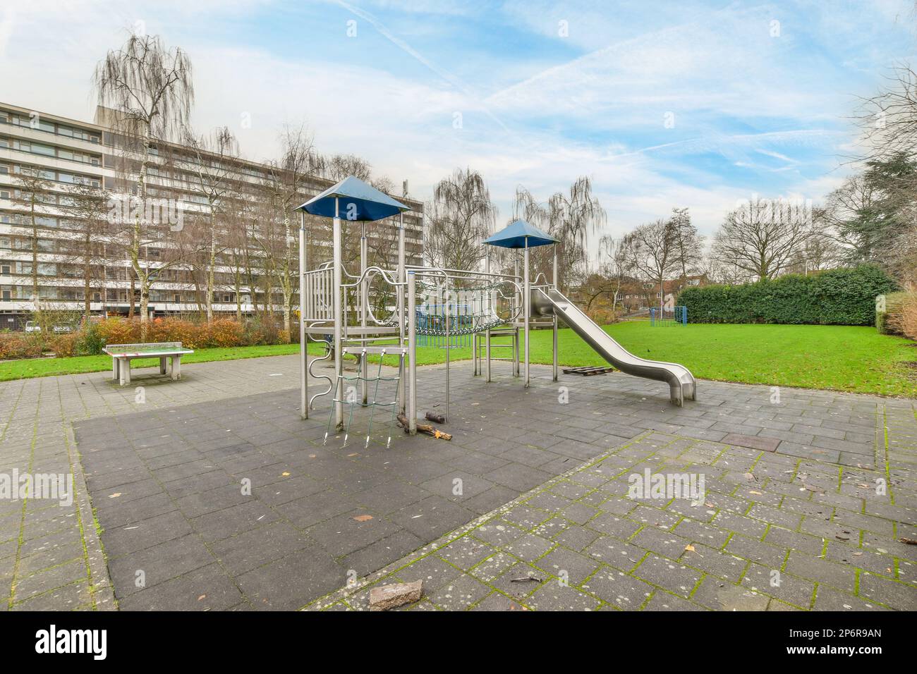 Container park slide hi-res stock photography and images - Alamy