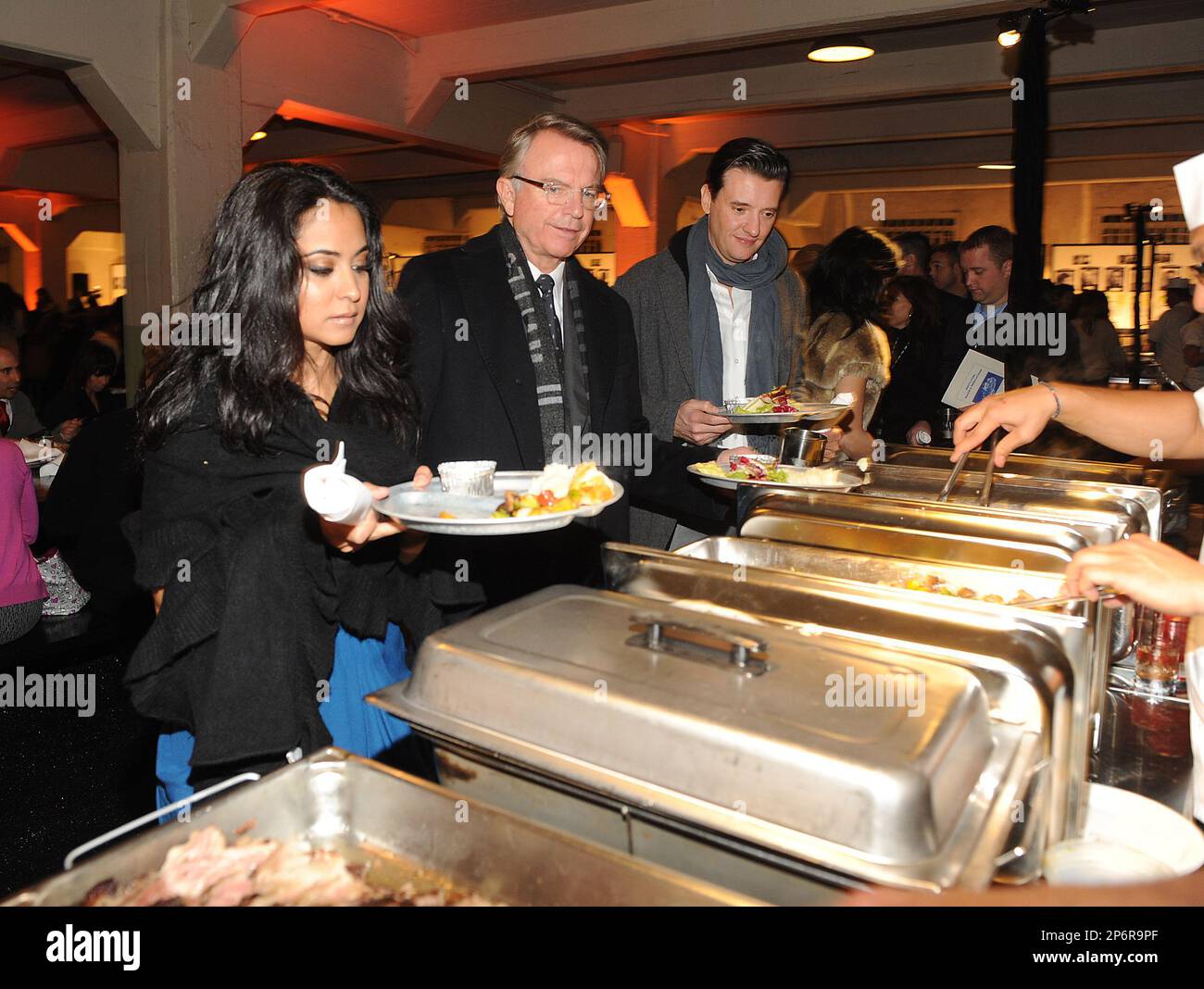 ALCATRAZ ISLAND, CA - JANUARY 11: (L-R) Actors Parminder Nagra, Sam ...